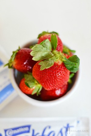Easy Strawberry Banana Shake with Carnation Instant Breakfast