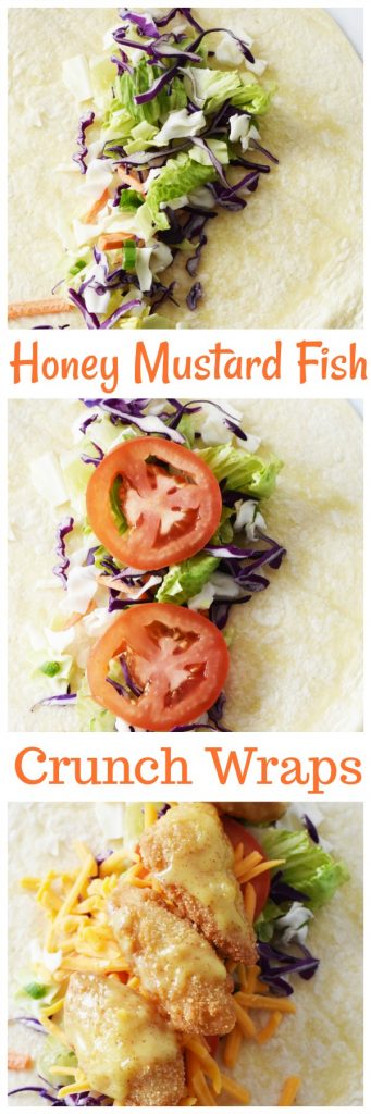 Honey Mustard Fish Crunch Wraps