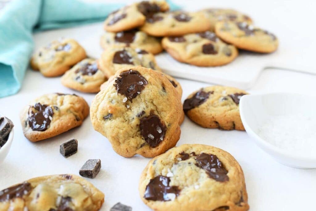 Sea Salt Chocolate Chunk Cookies - Sizzling Eats