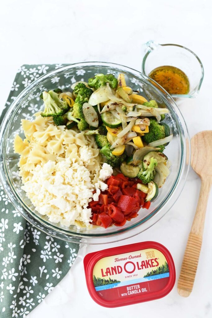 Grilled Summer Vegetable Pasta Salad - Sizzling Eats