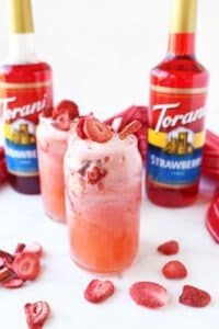 Strawberry Pink Drink Recipe - So Refreshing - Sizzling Eats