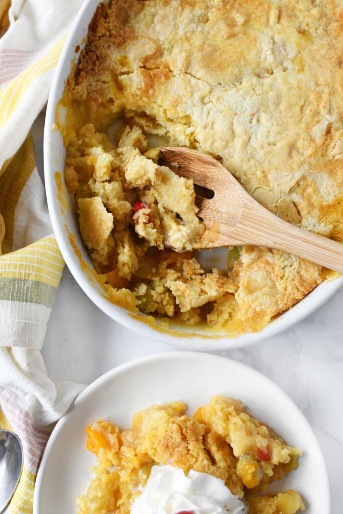 The Best Fruit Cocktail Dump Cake Sizzling Eats 7415