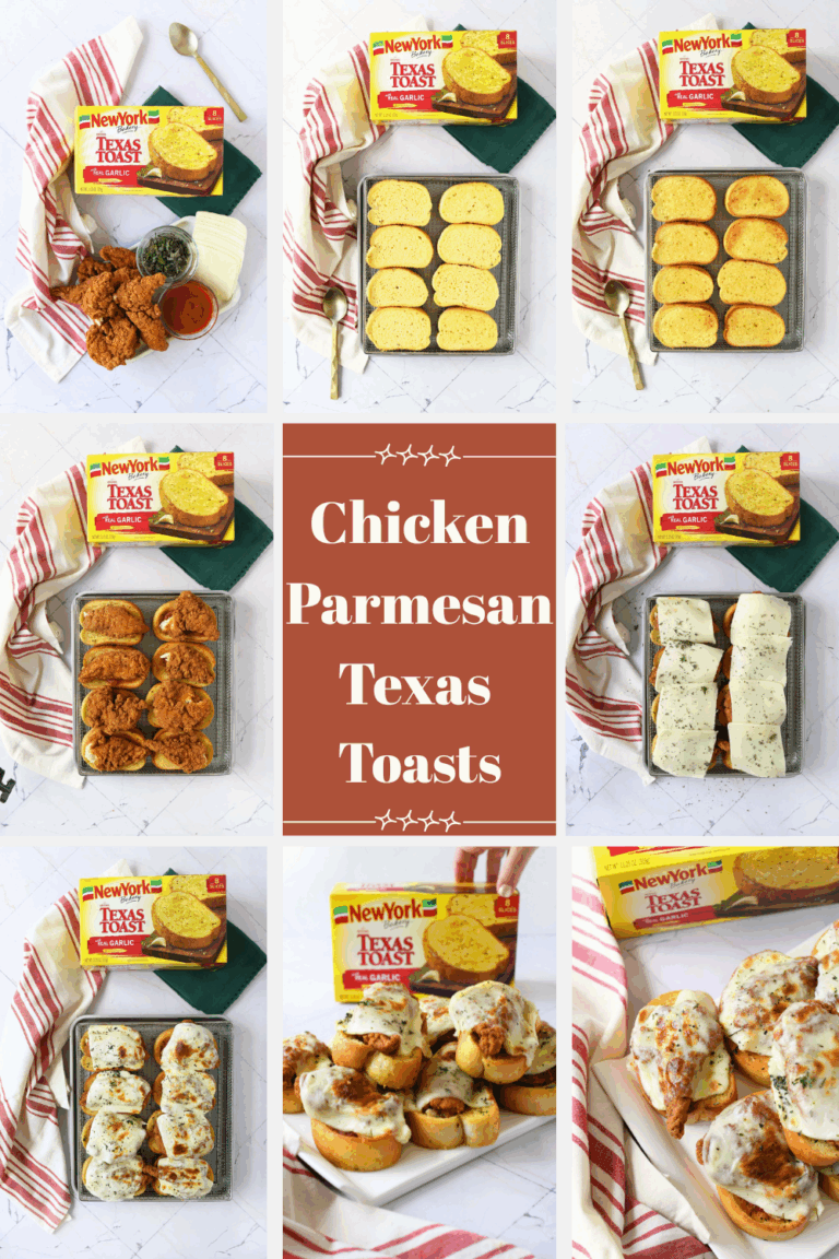 Chicken Parmesan Texas Toasts - Sizzling Eats