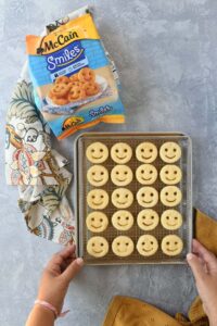 McCain Smiles Mashed Potato Mini Pizzas - Sizzling Eats