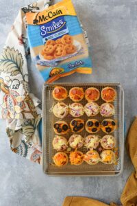 McCain Smiles Mashed Potato Mini Pizzas - Sizzling Eats