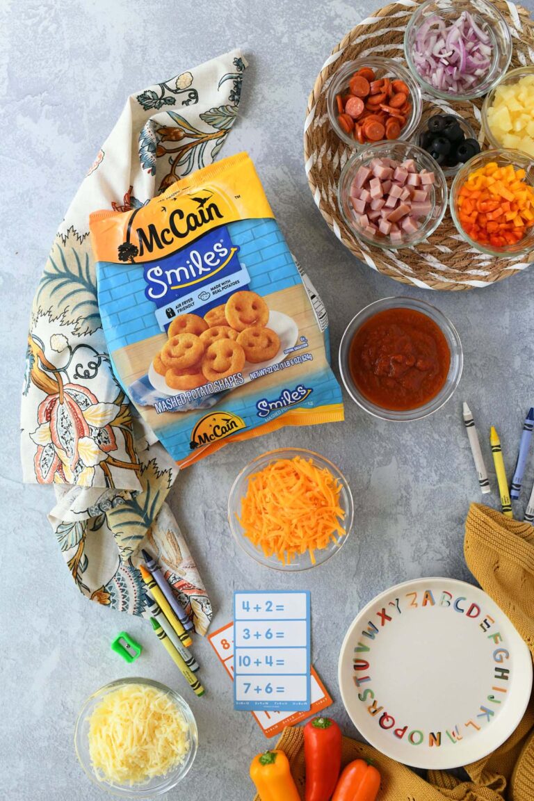 McCain Smiles Mashed Potato Mini Pizzas - Sizzling Eats